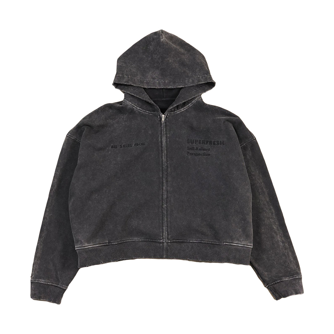 Self Reliant Distress Hoodie – superfresh